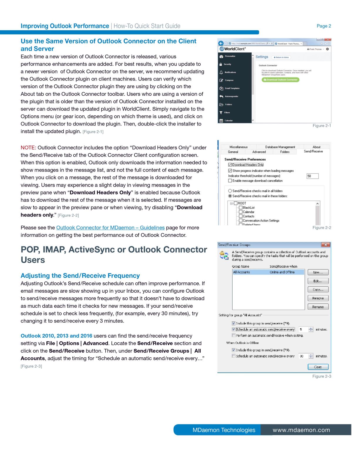 MDaemon Connector for Outlook 郵件伺服器信箱
