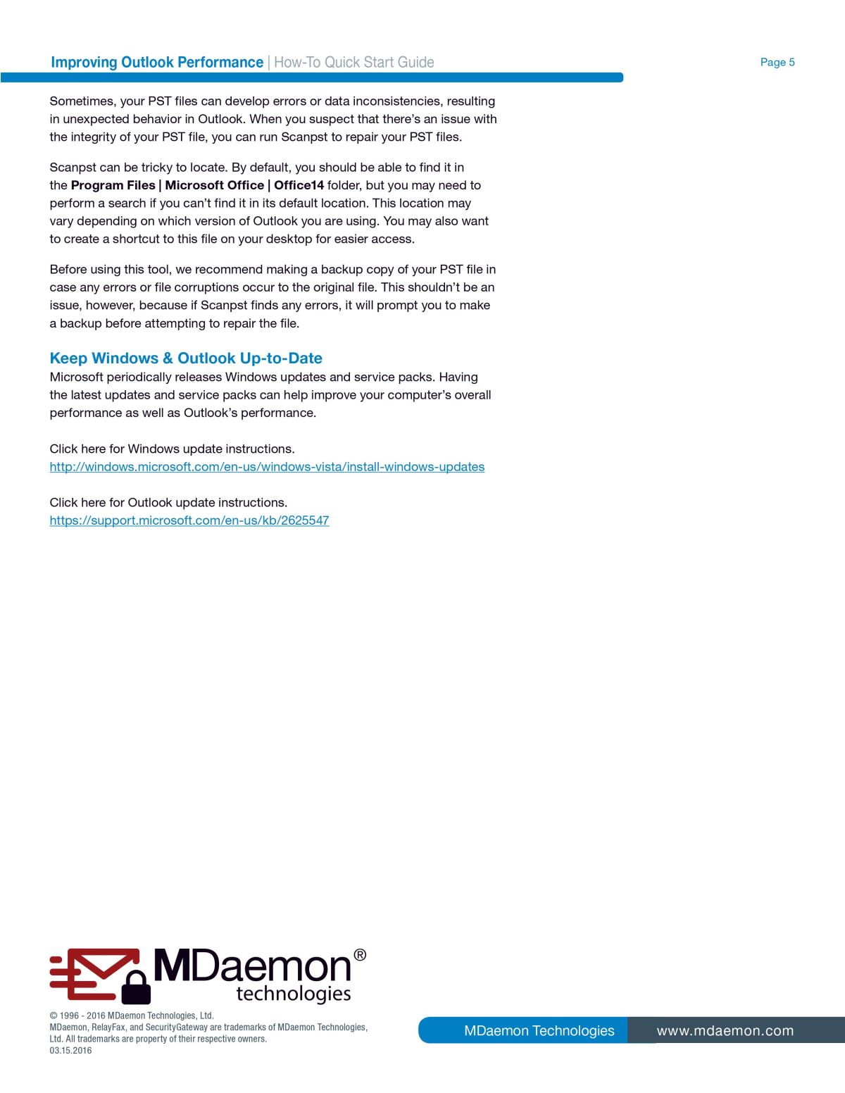 MDaemon Connector for Outlook 郵件伺服器信箱