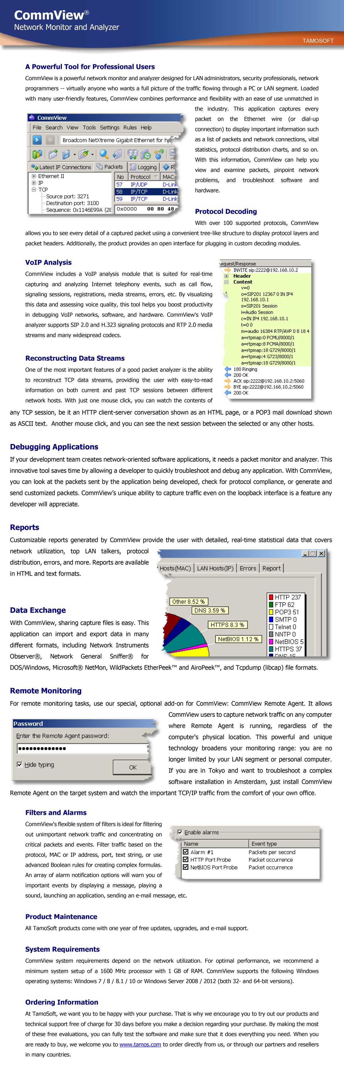 CommView 網路監測分析